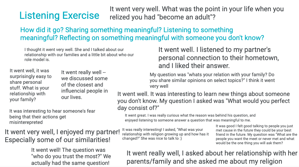 Listening project – StorytellingDiversity